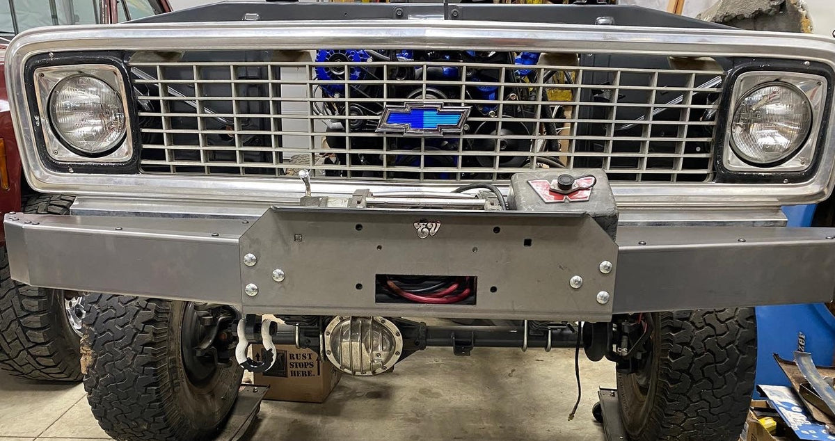 The 'GOAT' winch bumper | Custom Winch Mounts & Recovery For Classic