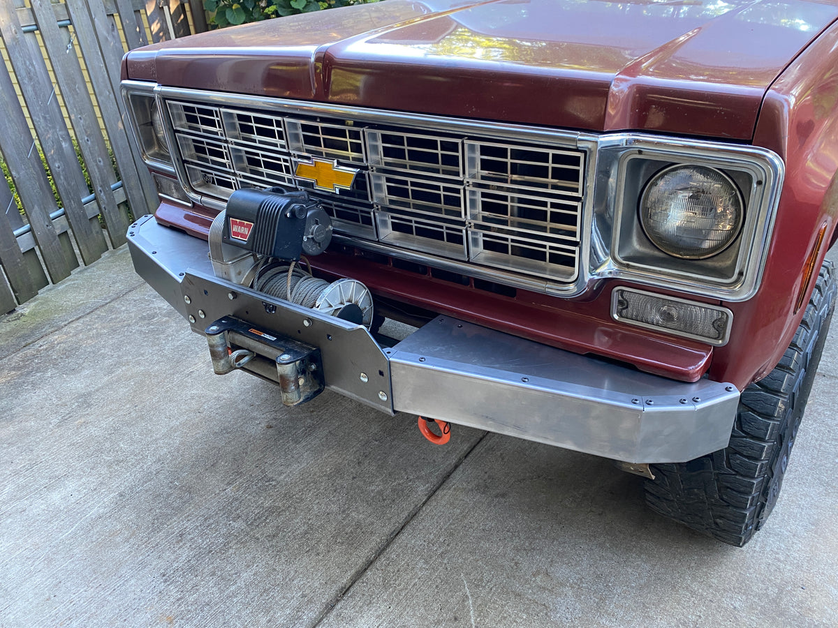 The 'GOAT' winch bumper | Custom Winch Mounts & Recovery For Classic