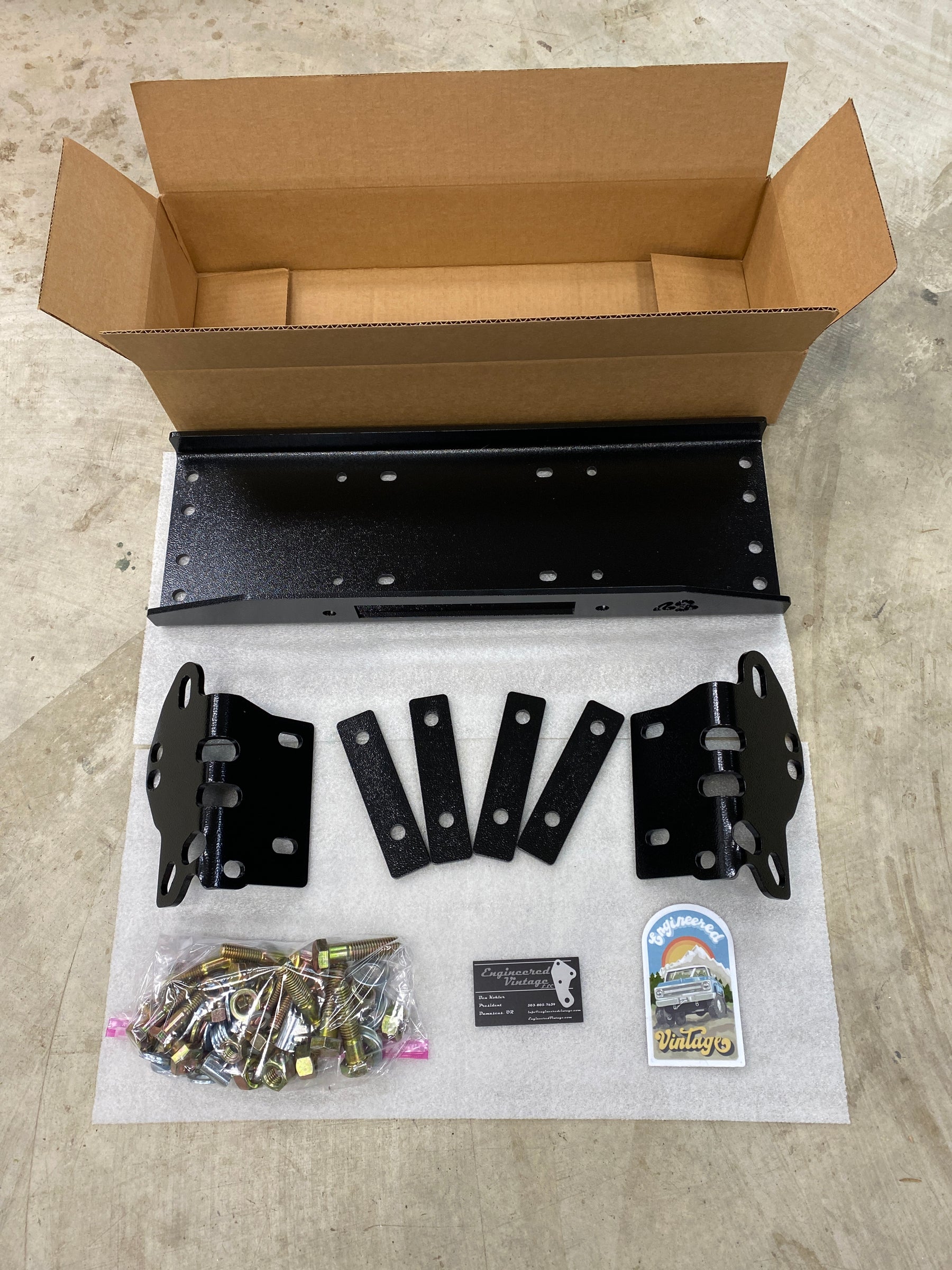 1967-1972 GM truck Behind Bumper Winch Mount (BBWM) | Custom Winch